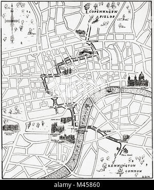 Illustration of the Tolpuddle Martyrs, a group of 19th Century Dorset ...