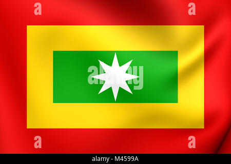 United Provinces of New Granada Flag (1810-1816). Close Up Stock Photo ...