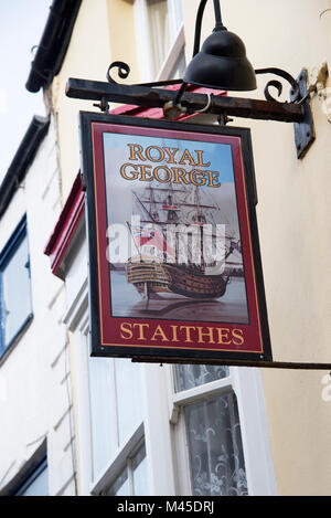The George Pub Stock Photo - Alamy
