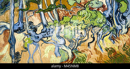 Vincent van Gogh Tree Roots and Trunks (F816 Stock Photo - Alamy