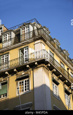 Detail of an old building, Lisbon, Portugal Stock Photo - Alamy