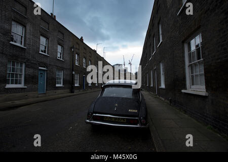 Roupell street south London conservation area with Victorian terraced ...