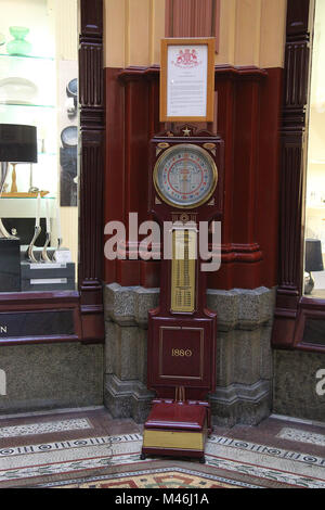 Historic weighing scale at The Block shopping arcade in Melbourne Stock ...
