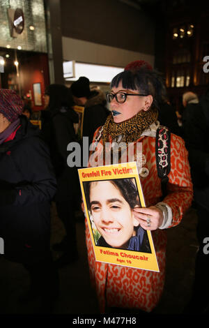 Manchester, UK. 14th February, 2018. The mayor of the city, Andy ...