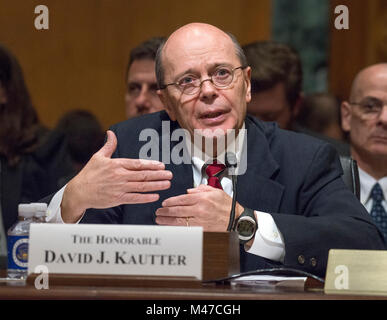 Washington, USA. 14th Feb, 2018. David J. Kautter, Acting Commissioner ...
