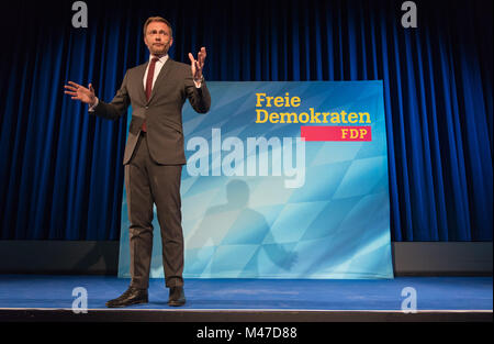 Dingolfing, Germany. 14th Feb, 2018. Federal chairman of the Free ...
