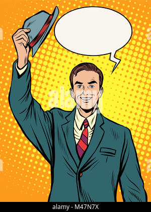 businessmen with hats Stock Photo - Alamy