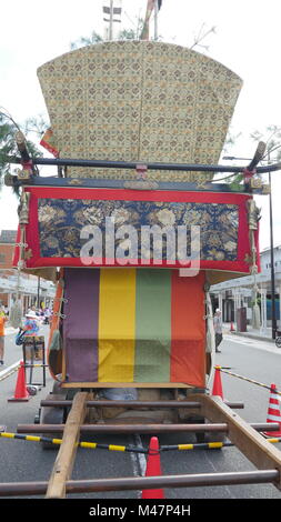 shot of ancient Japanese samurai shrine for festive celebration shot of ...