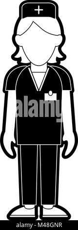 Nurse faceless avatar Stock Vector Image & Art - Alamy