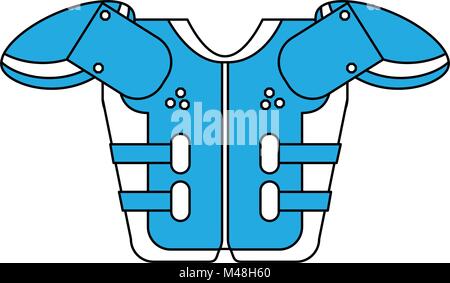 American football armour Stock Vector Image & Art - Alamy
