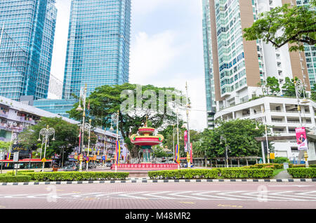 Brickfields Junction Fountain, Little India, Kuala Lumpur, Malaysia ...