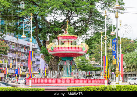 Brickfields Junction Fountain, Little India, Kuala Lumpur, Malaysia ...