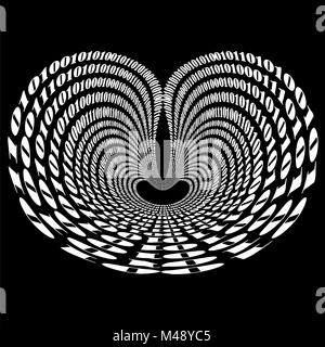 Binary Code Background. Decryption and Encoding Stock Photo - Alamy