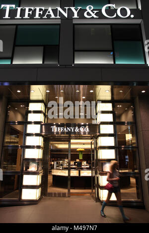 Japan, Tokyo, Ginza, Tiffany Store Stock Photo - Alamy