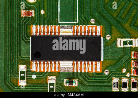Radio circuit board and components Stock Photo - Alamy