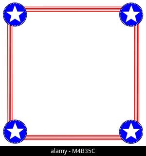 Travel USA Border Frame with America Icons Stock Vector Image & Art - Alamy