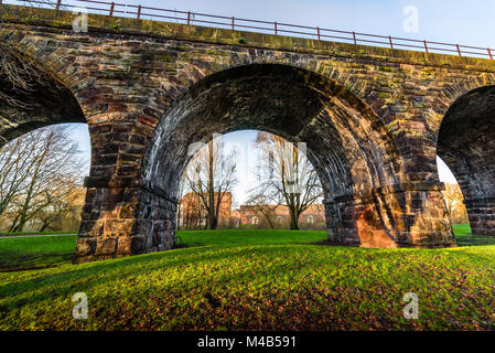 Railway bridge, Northwich, Cheshire Stock Photo - Alamy