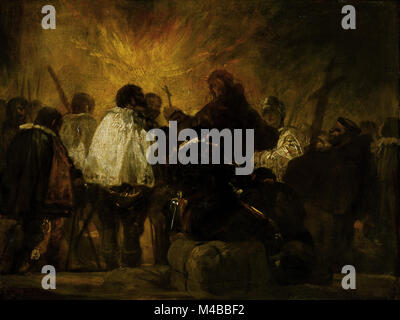 Francisco Goya, Spanish Inquisition, The Inquisition Tribunal, painting ...