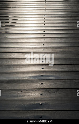 Wet wooden floor board, surface of solid rustic wood planks Stock Photo ...
