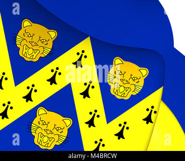 Shropshire County flag, UK Stock Photo - Alamy