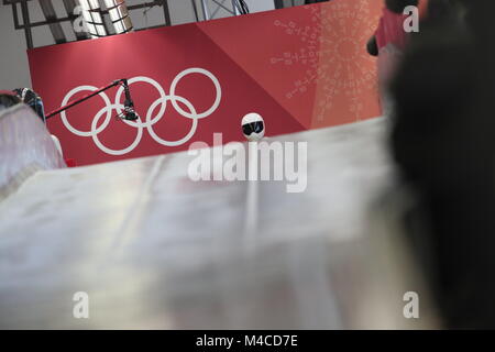 Anthony WATSON (JAM) competes in Heat One of the Men's Skeleton event ...