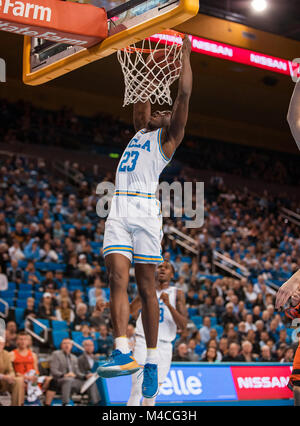 UCLA guard Prince Ali dunks during the first half of an NCAA college ...
