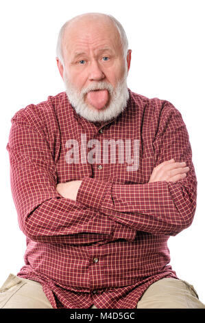 senior, naughty, sticking out tongue, elderly, old, seniors, barefaced ...