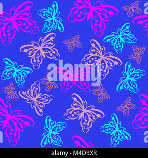Colorful seamless nature pattern for design, background, textile ...