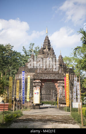Wat Tham Pla temple or Monkey Cave temple, Mae Sai region, Chiang Rai ...
