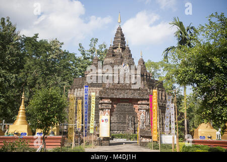 Wat Tham Pla temple or Monkey Cave temple, Mae Sai region, Chiang Rai ...