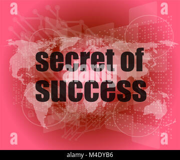secret of success button on computer keyboard key Stock Photo - Alamy
