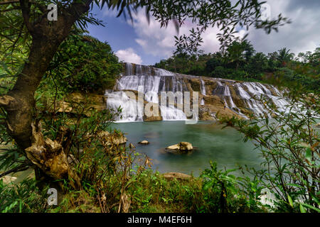 Curug Dengdeng waterfall, Tasikmalaya, West Java, Indonesia Stock Photo ...