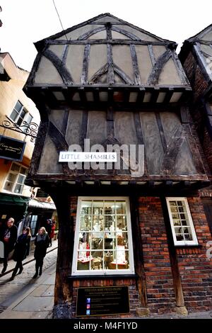 Little Shambles, Streets of York, Yorkshire, Great Britain Stock Photo ...