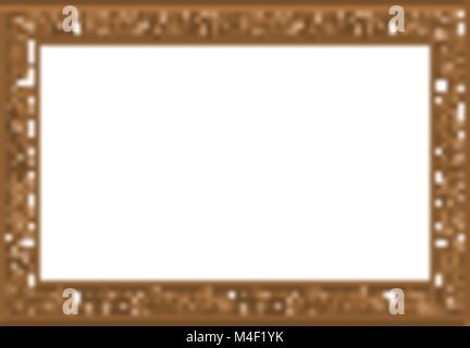 realistic floral wood carving border frame for exposition, show and ...