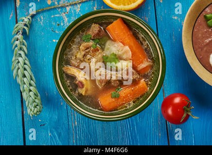 East African cuisine - Hilb - somali lamb stew, Traditional assorted ...