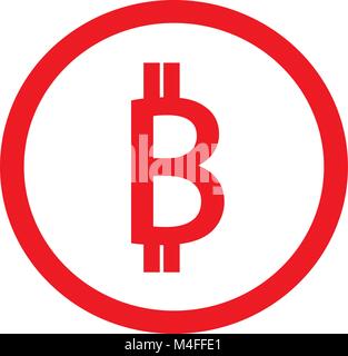 Btc coin logo and symbol vector image Stock Vector Image & Art - Alamy