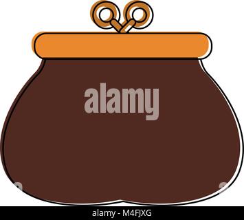 colored coin purse vector illustration Stock Vector Image & Art - Alamy