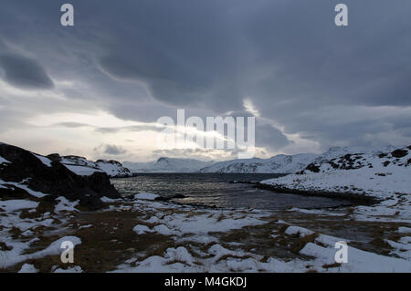 Winter landscape in Alta, Norway Stock Photo - Alamy