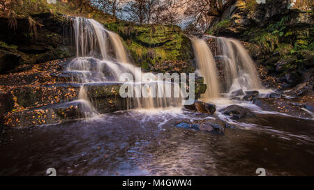Thomason Foss waterfall North Yorkshire UK Stock Photo - Alamy
