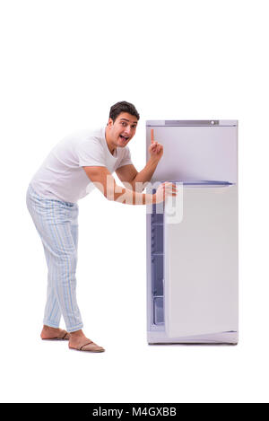 Young handsome next to bridge isolated on white background Stock Photo ...