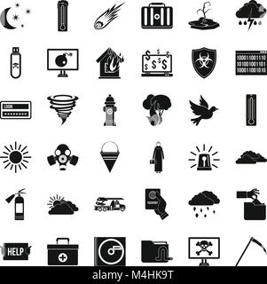 Origin icons set, simple style Stock Vector Image & Art - Alamy