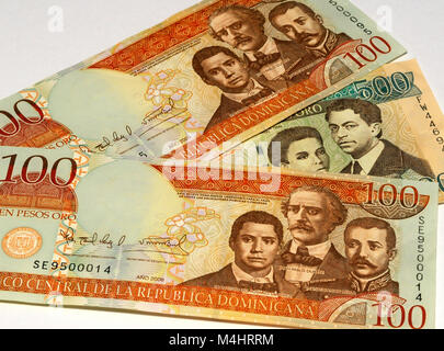 Dominican Republic Currency Bank Notes Stock Photo - Alamy