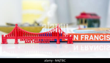 Golden Gate bridge miniature Stock Photo - Alamy