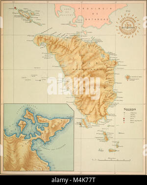 The 'Atlas of the Philippine Islands' (1900) maps the geographic ...