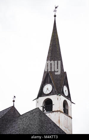 Typical beautiful building in Dolomites Stock Photo - Alamy