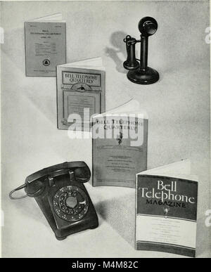 The Bell Telephone Magazine (1922) focuses on advancements in ...