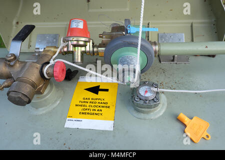 Calor LPG gas tank Stock Photo - Alamy