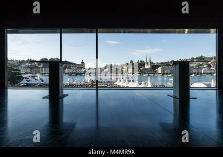 The concert hall in the KKL (Kultur- und Kongresszentrum Luzern ...