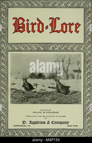 Bird-lore (1915) is a journal dedicated to ornithology, focusing on ...