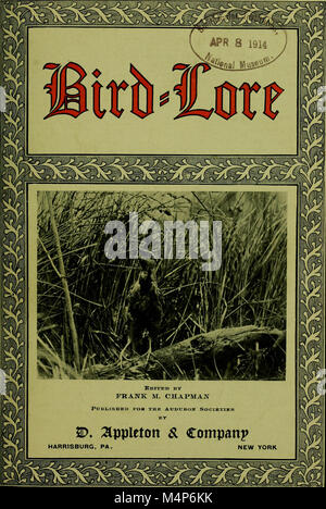 Bird Lore, published in 1914, is a journal dedicated to the study and ...